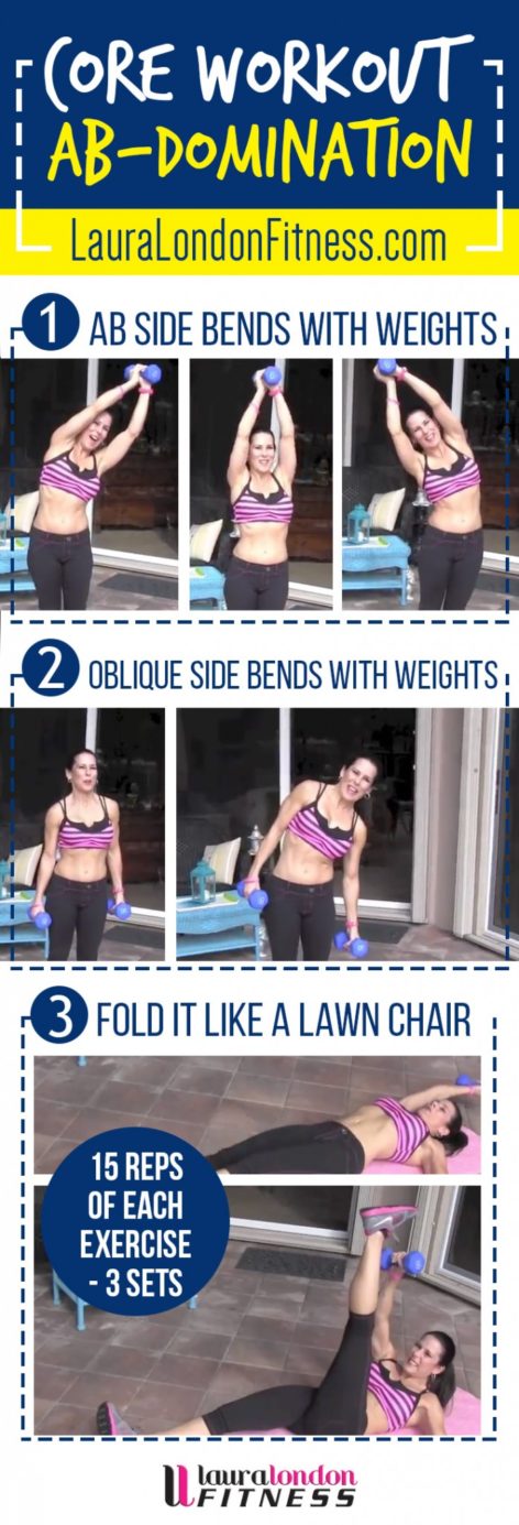 Ab-Domination Core Ab Workout - Laura London Fitness