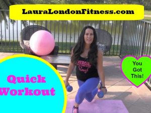 Quick Body Workout - Circuit Workout | Laura London Fitness