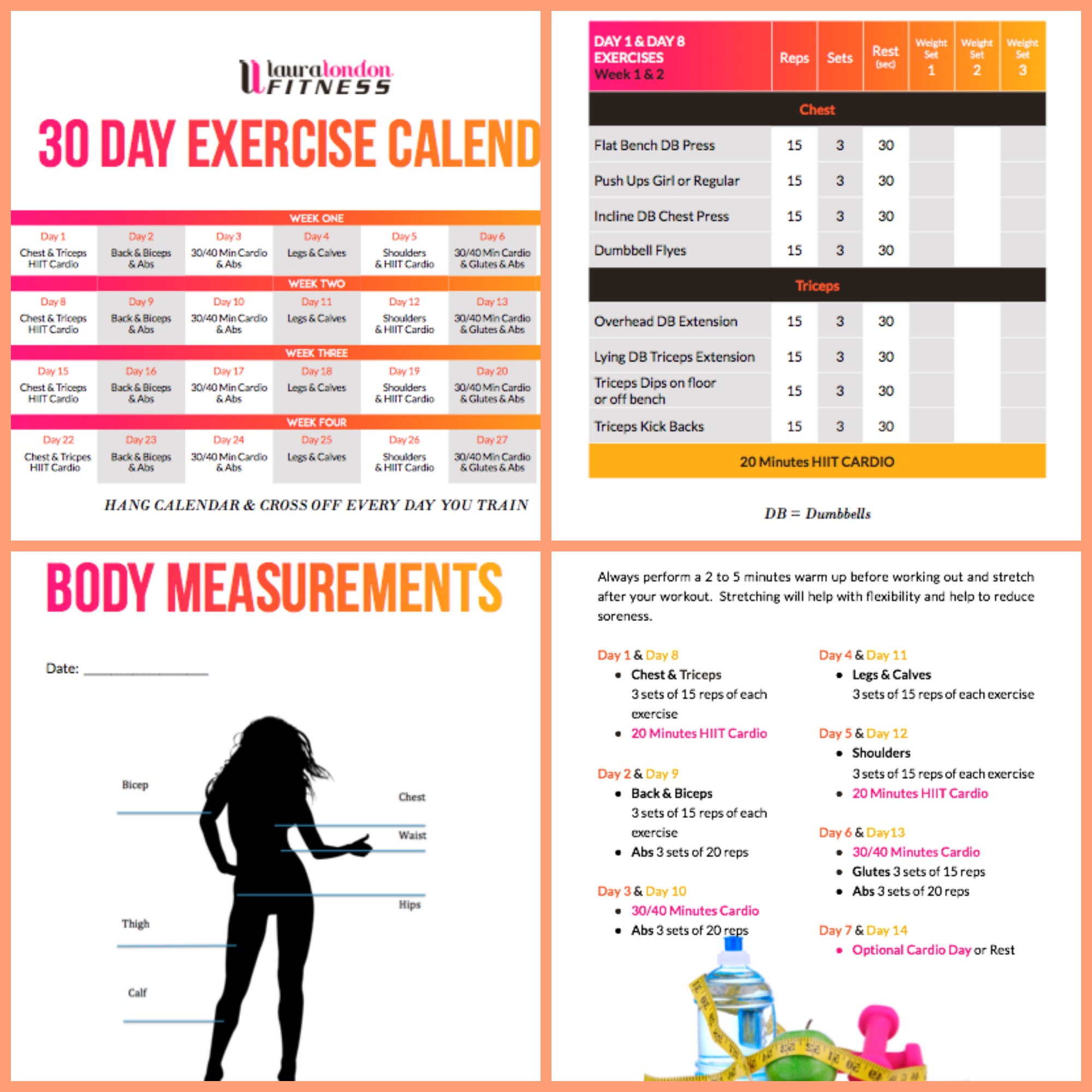 Body Back Program Weight Training & Clean Eating Program ⋆ Laura London ...