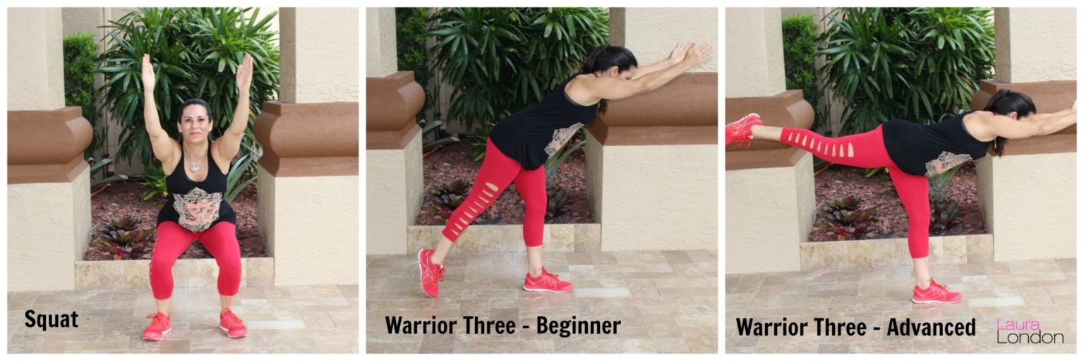 100 Squat Challenge Yoga Inspired with Laura London